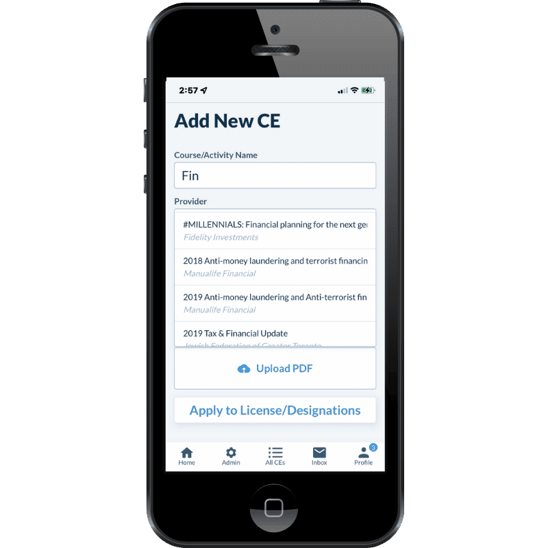 CE Records | CE tracking for Canadian Investment Professionals
